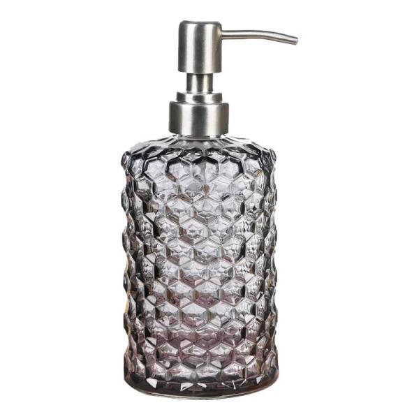 Quality Collar Material Borosilicate Glass Squeeze Type Press Glass Bottle for Hand for sale