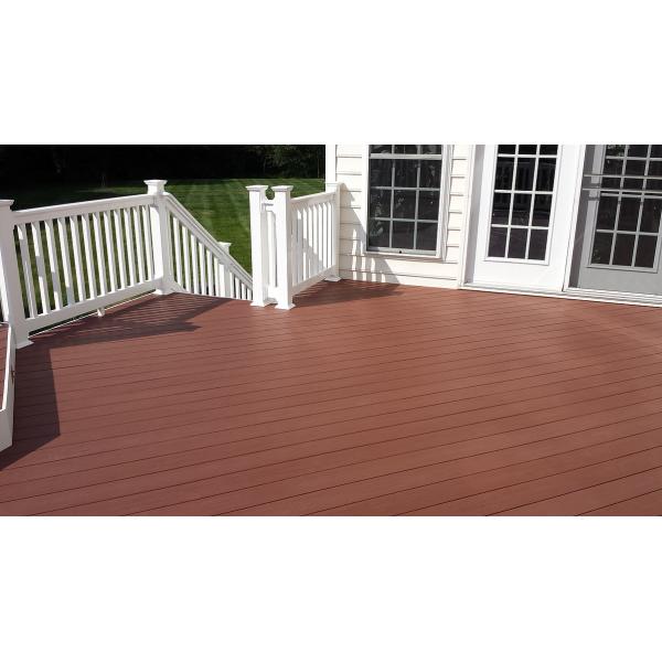 Quality Splinter Free 146x22 WPC Floor Decking Co Extruded Wood Plastic Composite for sale