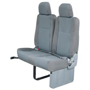 Quality Luxury Toyota Van Hiace Bus Seats High Density Sponge Material Grey Color for sale
