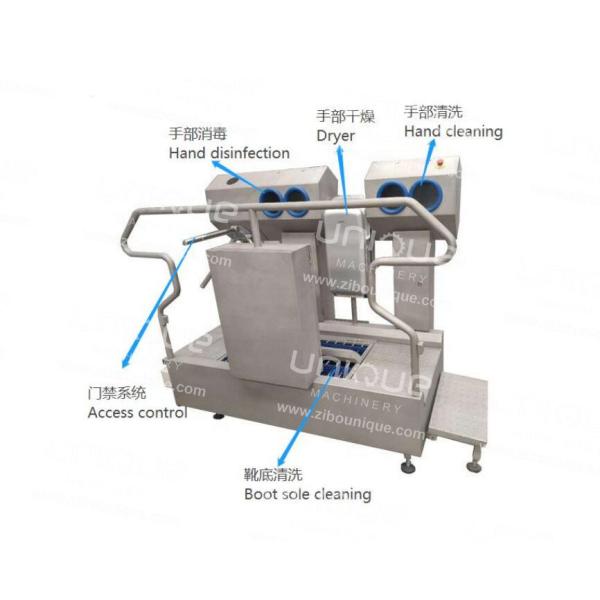 Quality Automatic Walk Through Boot Cleaning Station For Low Shoe Immersion Cleaning for sale