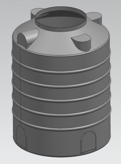 Quality 400 Liters Custom Roto Mold Tanks High Hardness 2.5 To 3mm for sale