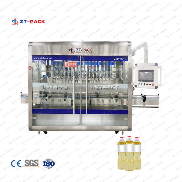Quality 1L 16 Head Viscous Filling Machine PLC Olive Oil Bottle Filling Machine for sale
