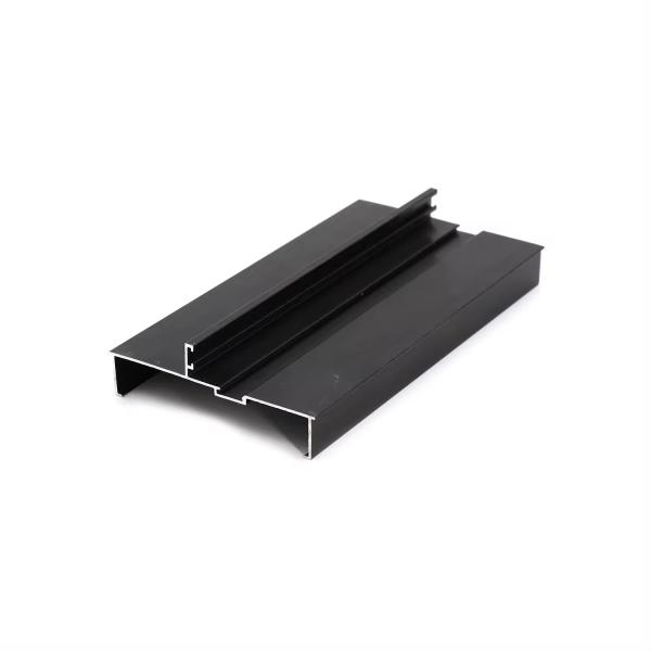 Quality Silver Aluminum Profiles with Customized Width and Wood Grain Painting for sale
