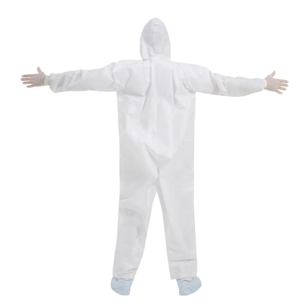 Quality Waterproof Conjoined S-4XL Disposable PP Coverall / Disposable Medical Suit for sale
