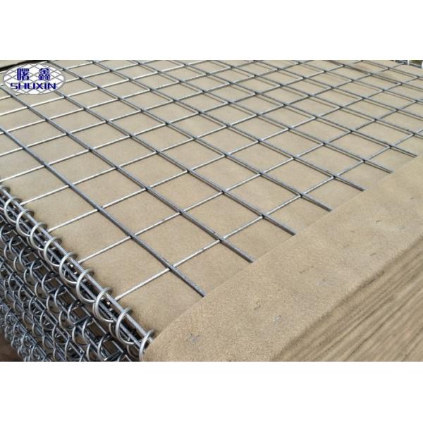 Quality Army Border Perimeter Defensive Barrier , Gabion Wire Mesh Boxes for sale