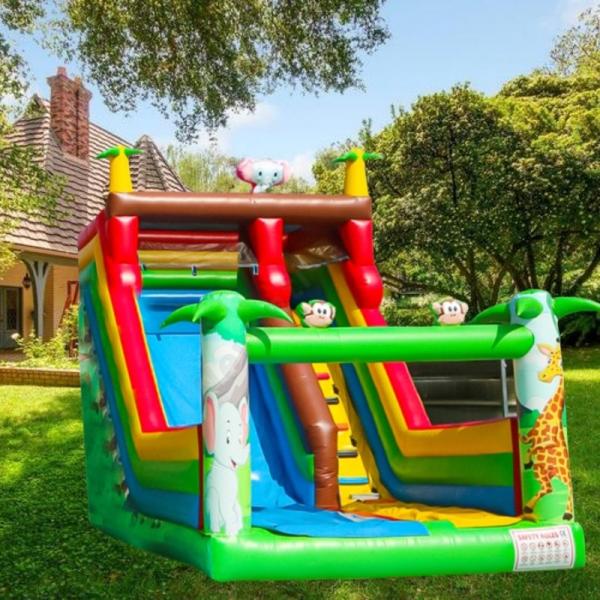 Quality Outdoor Inflatable Kids Slide with Air Tight Design and Accessory Packing Bag for sale