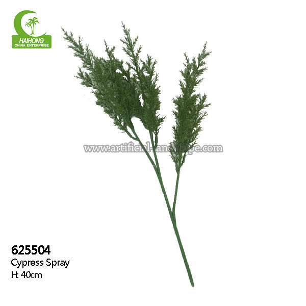 Quality Anti Fading Anti UV Artificial Tree Branches Cypress Spray For Landscaping Decoration for sale