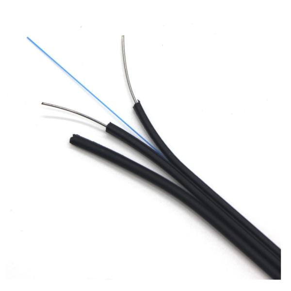 Quality 1F 2F 4F Self Supporting Drop Cable FTTH Butterfly Drop Cable Black 2.0×5.0mm for sale