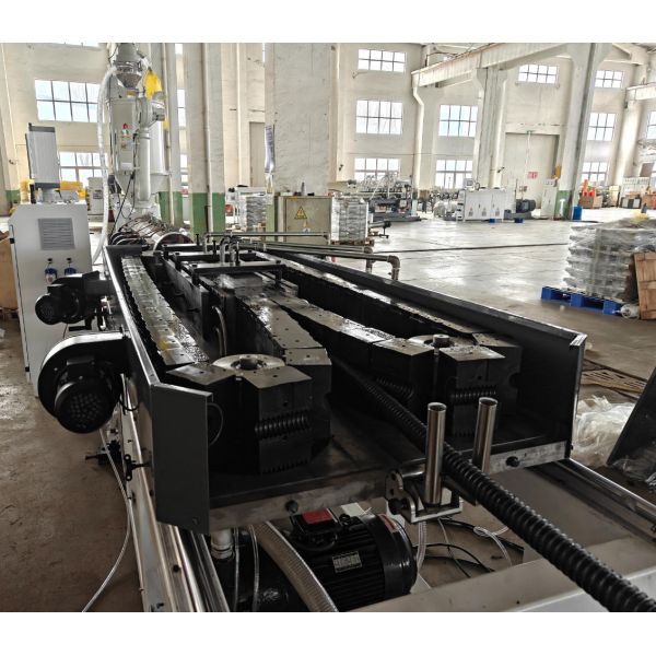 Quality Single Wall Corrugated Pipe Extrusion Line with PLC Control Offering Semi for sale