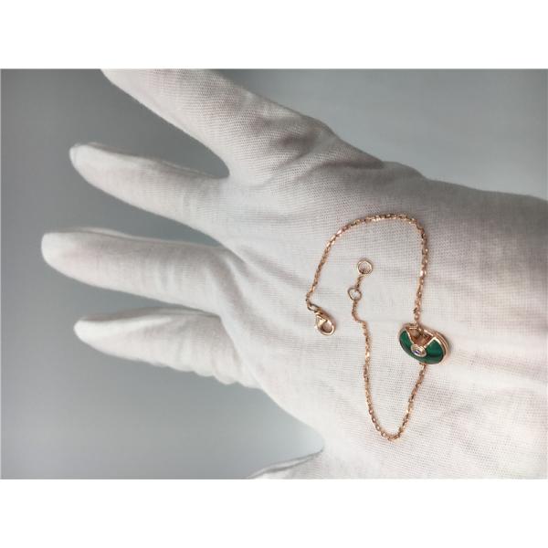 Quality Amulette Necklace , Gold Necklace Chain With Diamond / Gemstone for sale