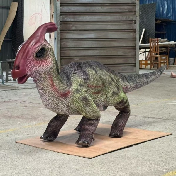 Quality New Realistic Animatronic Remote Control Walking Robot Dinosaur Parasaurolophus Robot Dog for sale