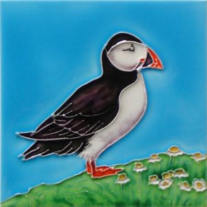 Quality Cute puffin Ceramic Tiles with Pictures for Wall Hanging for sale