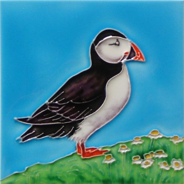 Quality Cute puffin Ceramic Tiles with Pictures for Wall Hanging for sale