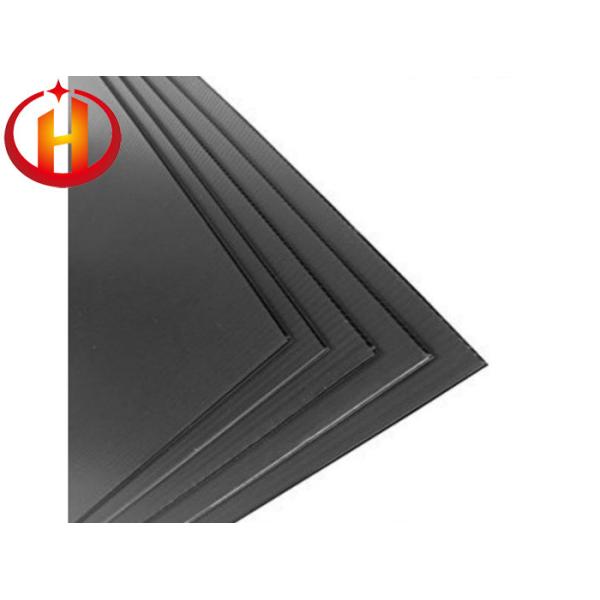 Quality Black Anti Static ESD Corrugated Plastic Sheet Anti Corrosion for sale
