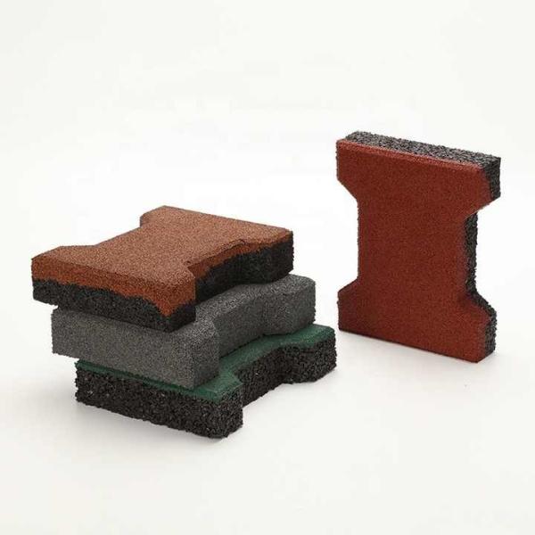 Quality T Shaped Interlocking Horse Stall Mats Waterproof Red Paving Brick Anti Slip for sale