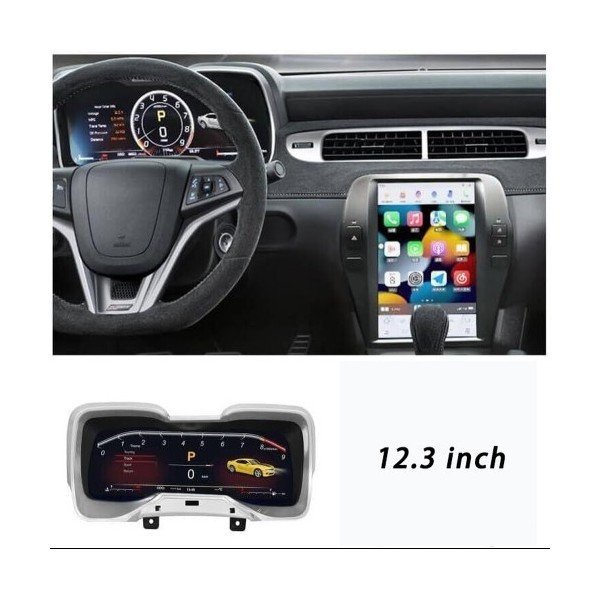 Quality VIKNAV for Camaro (2012 2013 2014 2015) 12.3 inch Digital Dash Instrument for sale