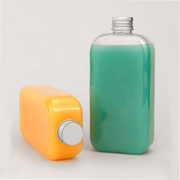 Quality Customized Empty Plastic Juice Bottles ODM Transparent With Cap for sale