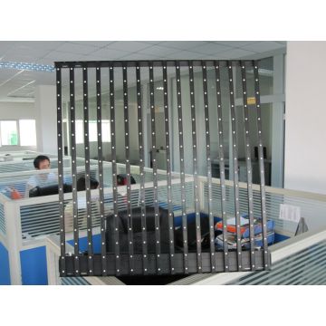 Quality 1R1G1B P37.5 Transparent Led Curtain Display , Mesh Led Curtain Display For for sale