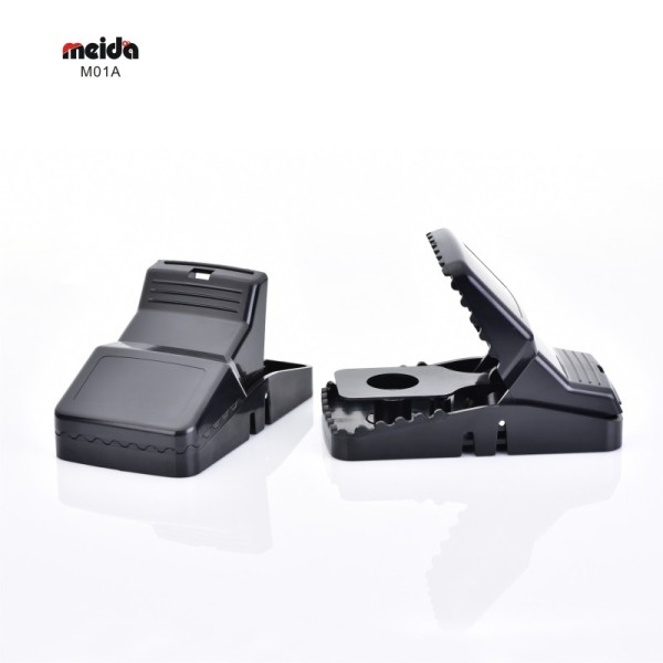 Quality M01A Stock Plastic Mouse Trap Snap Trap With Single Bottle 123g for sale