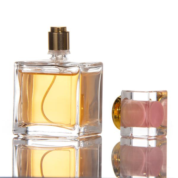 Quality Customized Luxury Square Natural Spray Crystal Perfume Bottle for sale