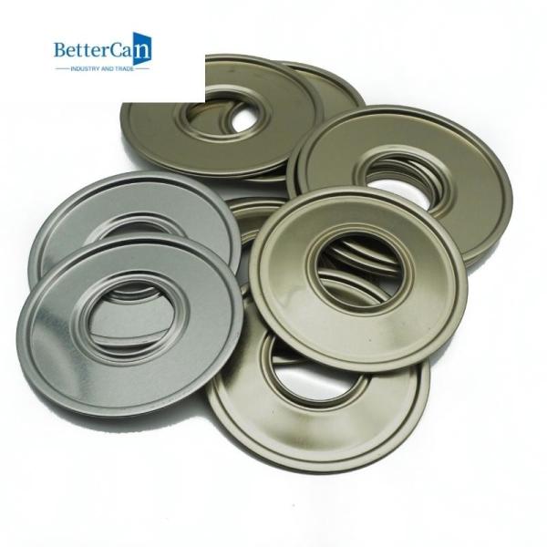 Quality 0.23mm Tinplate Material Plain Parts 500ML Round Metal Tin Can Lids Bottom With 42mm Plastic Lid for sale