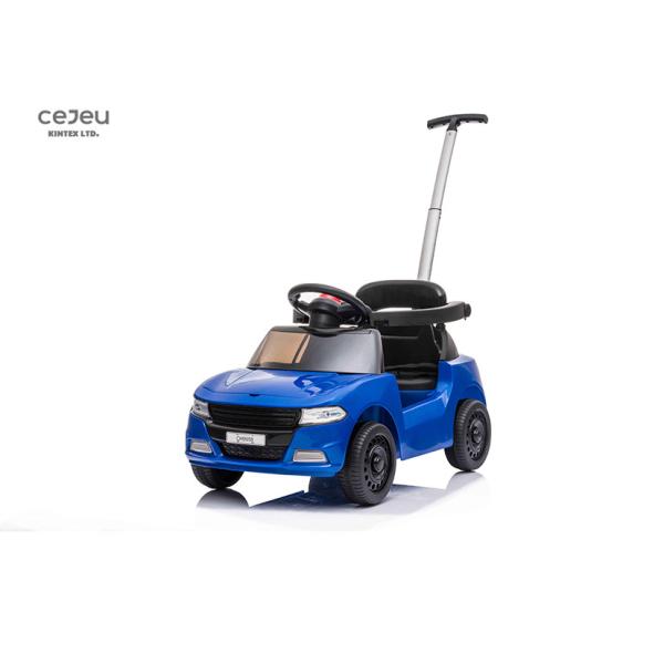 Quality 3 Height Adjusted Childs Push Along Car With Pushrod EN71123 for sale