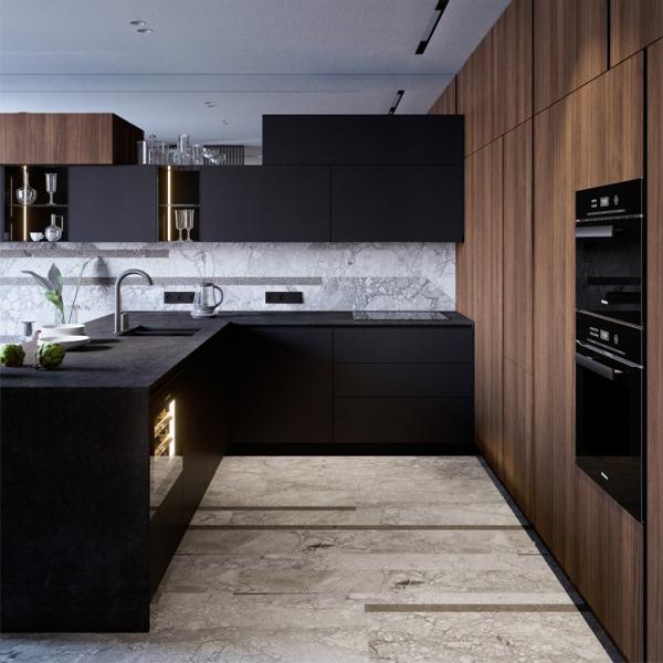 Quality PVC Wooden Modular Kitchen Cabinets for sale