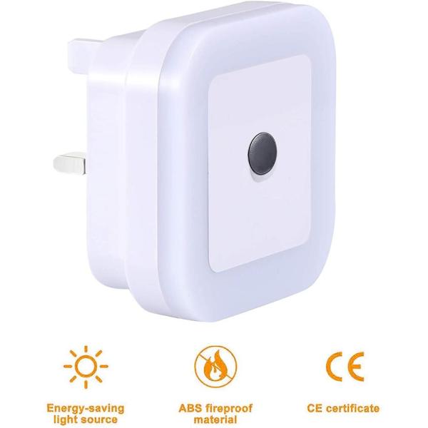 Quality EMC LVD certified 110-240V Plug In Wall Night Lights With Remote Control Timer for sale