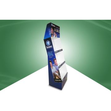 Quality Security Products POP Cardboard Display / Cardboard Floor Display With Three for sale