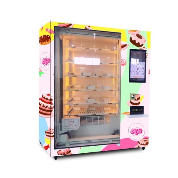 Quality Smart Digital Cup Cake Vending Machine Refrigerator Cupcake Vending Machine With Lift for sale