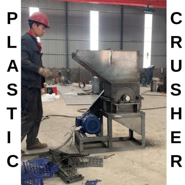 Quality 220.00cm * 210.00cm * 220.00cm Package Size Plastic Crusher with 9 Rotating for sale