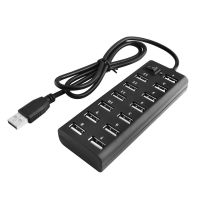 Quality Black White ABS Plastic Hi Speed 13 Port Usb 2.0 Splitter for sale