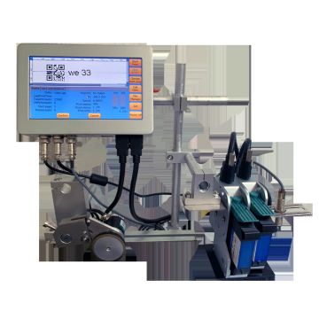 Quality DK DE1 Inkjet Printers 12.7mm 25.4m TIJ 2.5 Automatic Date Coding Printing for sale