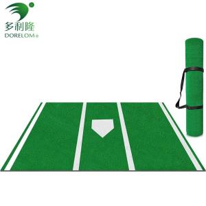 Quality PE Monofilament PP Curly Fiber Batting Mat Regulation Size Turf for Indoor for sale