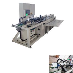 Quality High speed 100-120 cuts/min small toilet pape roll /kitchen towel band saw for sale