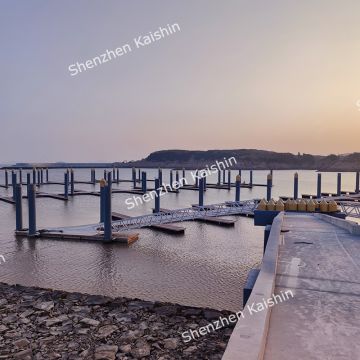 Quality Modular Floating Dock HDPE Modular Pontoon Boat For Sale Marine Floating Dock for sale