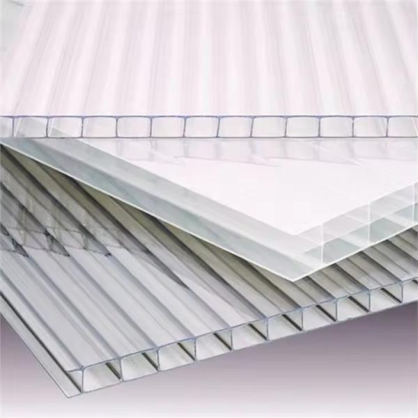 Quality 8mm 10mm Twinwall Multiwall Polycarbonate Roofing Sheet Transparente Circular for sale