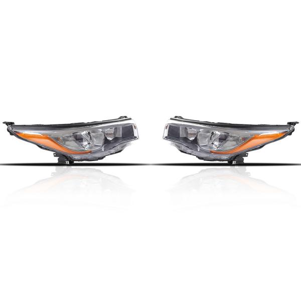 Quality OEM Automobile LED Headlights For Toyota Highlander 2015-2017 Car Daytime Running Lights for sale