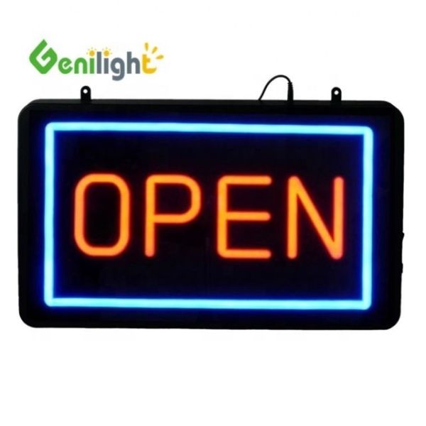 Quality LED Open Decorative Neon Sign Flashing and Touch Screen Type for Commercial for sale