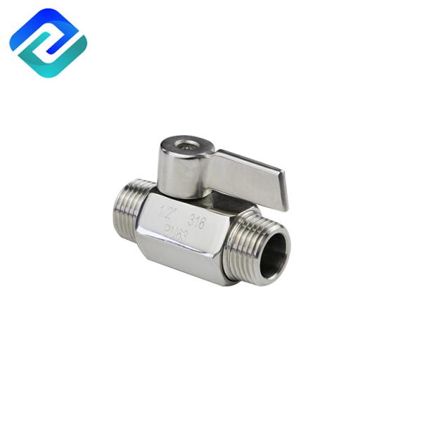 Quality Floating Male To Male Thread Mini Casting Ball Valve for sale