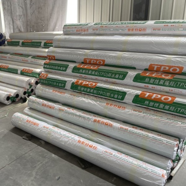 Quality Thermoplastic Polyolefin TPO Single Ply Roofing Membrane Waterproof Membrane for sale