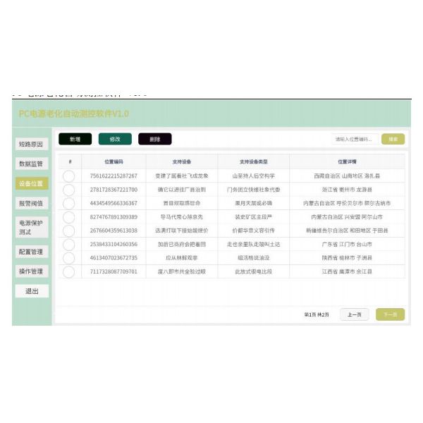 Quality Check PC Aging Power Supply Test Software Automatic Customized for sale