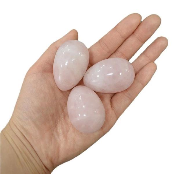 Quality Love Theme Rose Quartz Yoni Eggs in Pink for Prices Christmas Occasion for sale