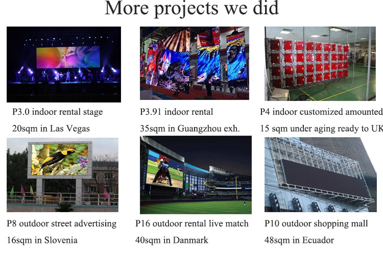 video wall led back stage screen for night club