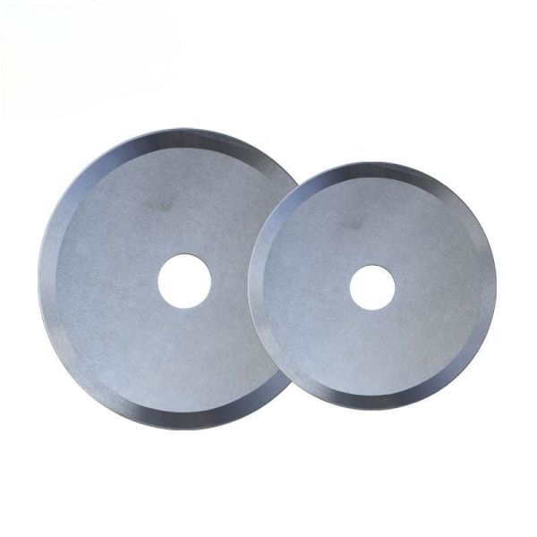 Quality 76*25.4*1.2Mm 9Crsi Small Round Industrial Paper Cutter Blade For Plastic Film Rubber for sale