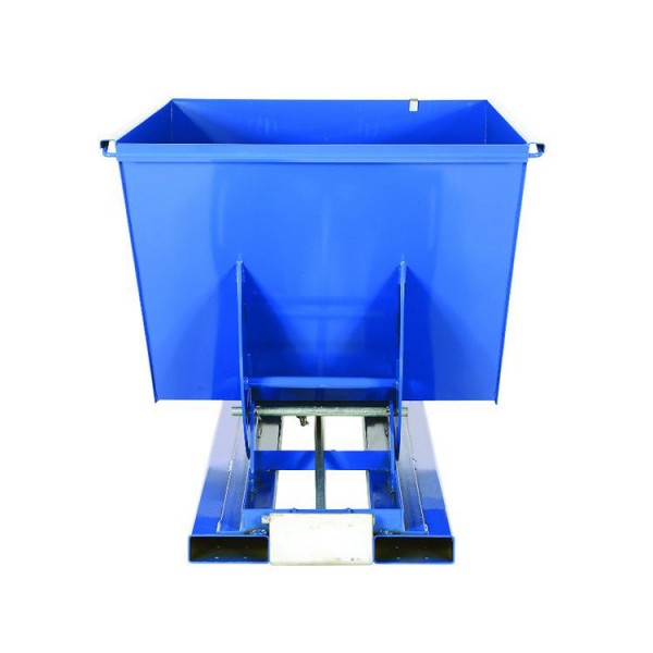 Quality Highly Efficient Steel Metal Self Tipping Bin Automatic Dumping Trash Can for sale