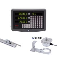 Quality SINO SDS6-3V Digital Readout With Ka300 Linear Encoder Metal Digital Readout 2 Axis For Lathe Machine for sale