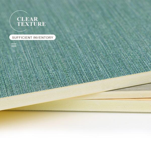 Quality Bamboo Wood Fiber Fireproof Fabric PVC Wall Panels Water Resistant for sale