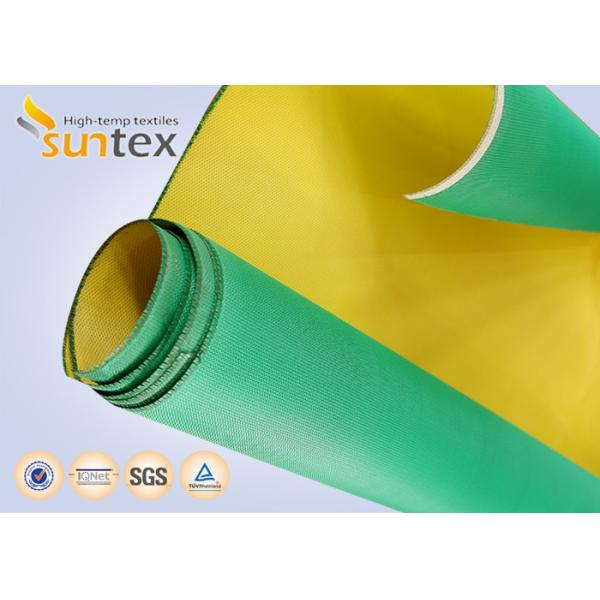 Quality Thermal Insulation Fire Protection 460g/M2 PU Coated Fiberglass Fabric for sale