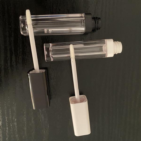 Quality 6.5ML Square Empty Lip Gloss Tube With Logo Small Batch Customization for sale